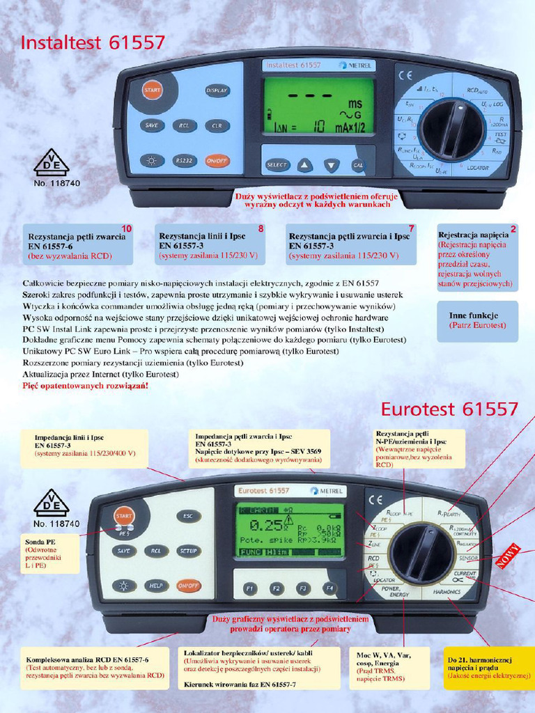 Instaltest, Eurotest 61557 Egy Képen | PDF