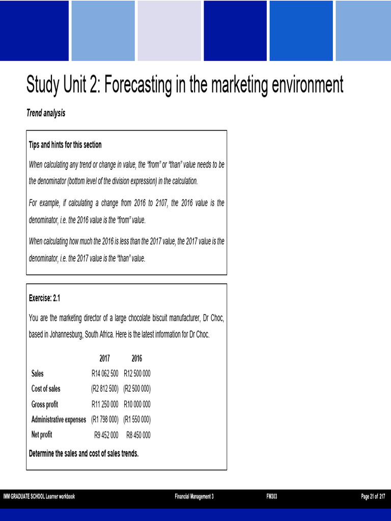FM3 UNIT 2 | Download Free PDF | Sales | Marketing