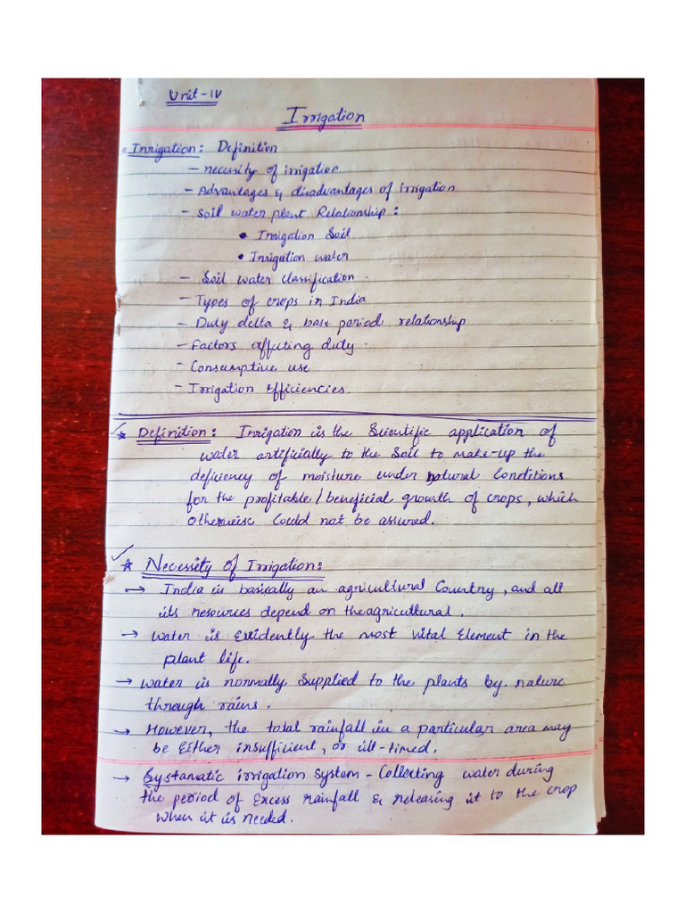 Water Resources Notes Brief | PDF