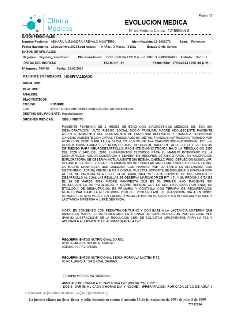 NUTRI | PDF | Enfermedades y trastornos | Medicina CLINICA