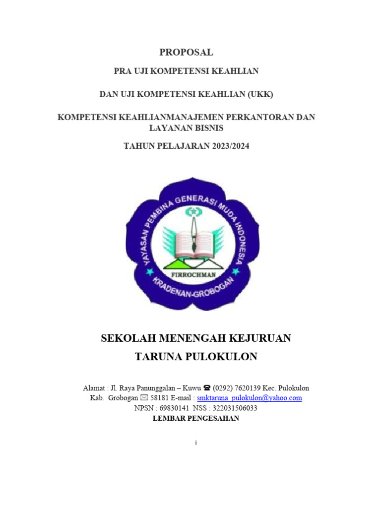 PROPOSAL UKK MPLB 2024 | PDF