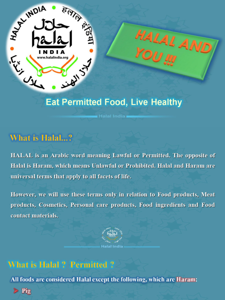 Halal Presentation Pdf Gelatin Meat