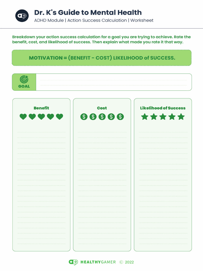 Worksheet - Action Success Calculation | PDF