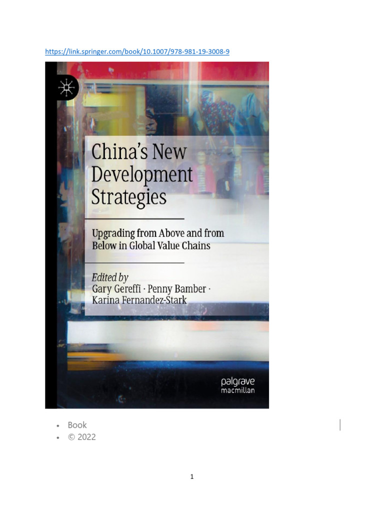 China’s Development in Global Value Chains | PDF | China | World Politics