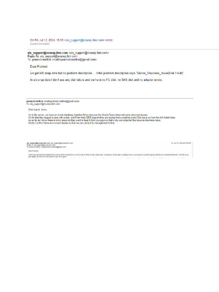 Slowness Issue Ibm Report | PDF Slowness Issue Ibm Report | PDF