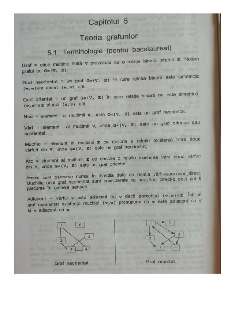 teorie-bac-grafuri-arbori | PDF