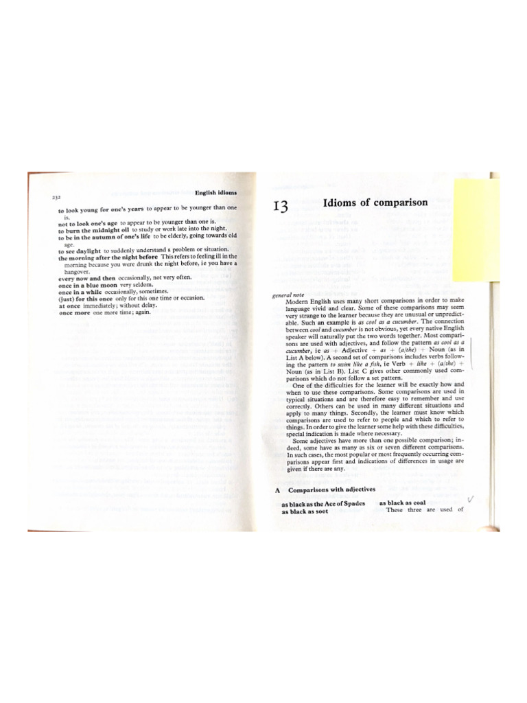 English Idioms | PDF