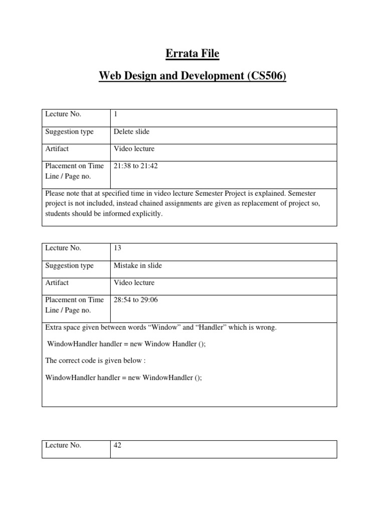 CS506 Errata File | PDF