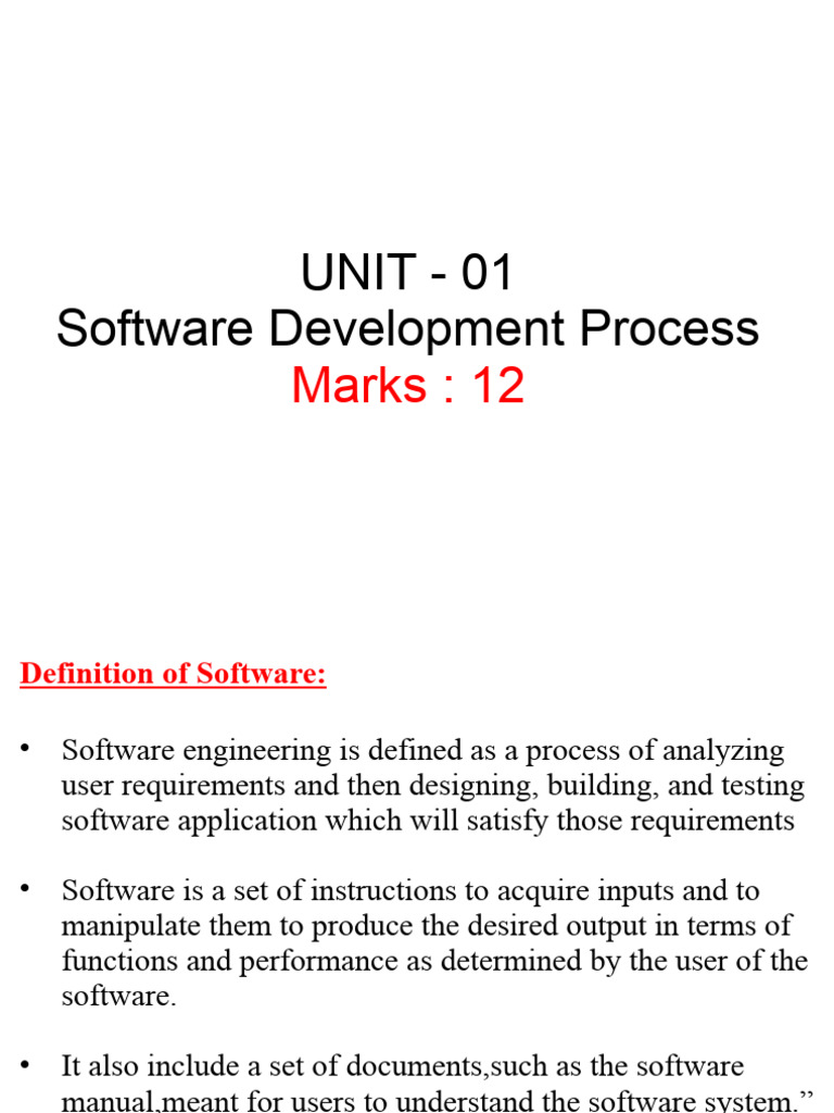 Overview of Software Development Process | PDF | Agile Software Development | Software
