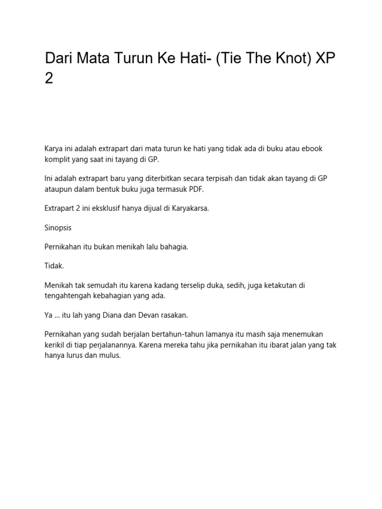 Greya Craz - Dari Mata Turun Ke Hati 2 | PDF