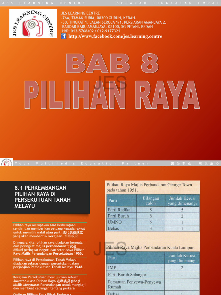Bab 8 Pilihan Raya - Watermark | PDF