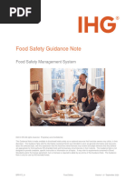 Food Indemnity Form for Hotel Guests | PDF