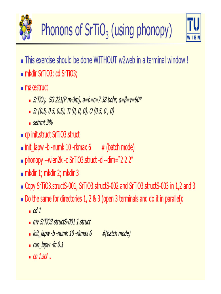 Tutorial Phonons | PDF