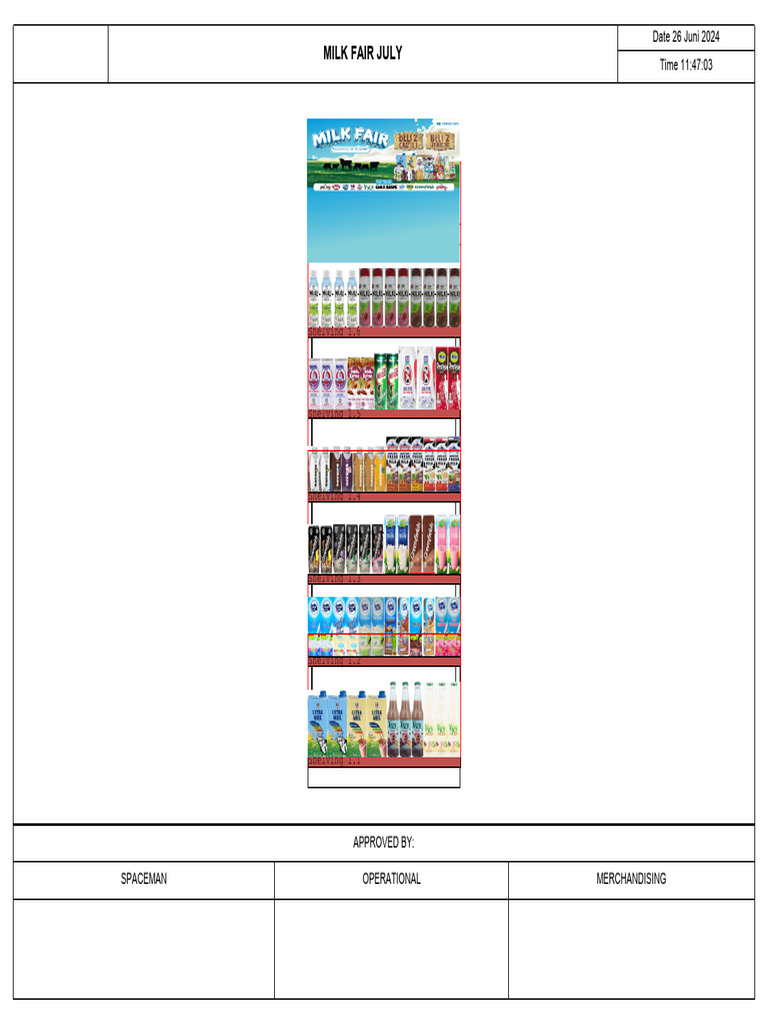 GONDOLA PROMO 01-15 Juli 2024 (All Store Type) | PDF | Milk | Dairy