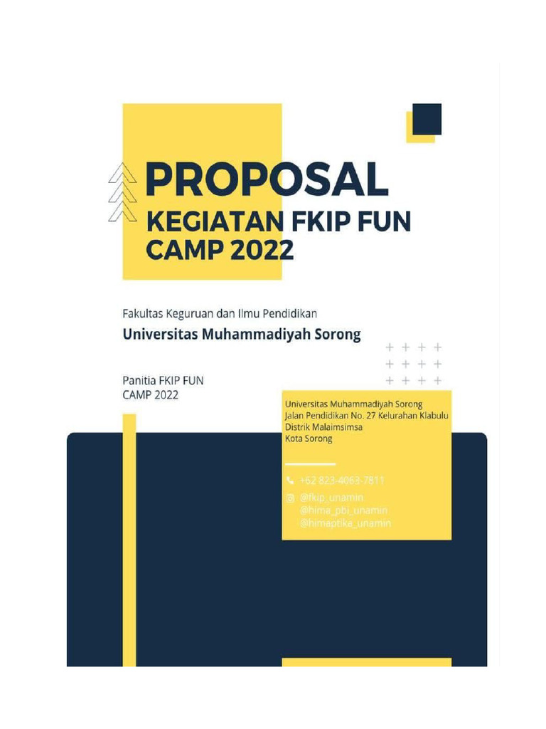 PROPOSAL FKIP FUN 3jt Fixxx | PDF