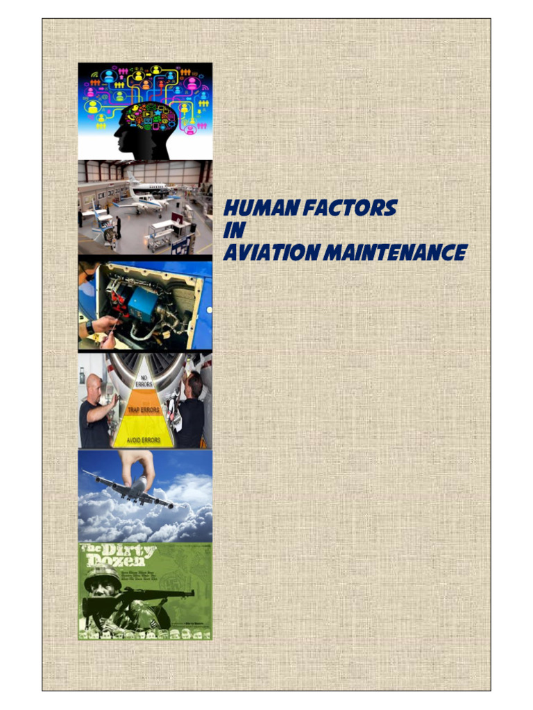 Human Factors in Aviation Maintenance | PDF | Eye | Human Factors And ...