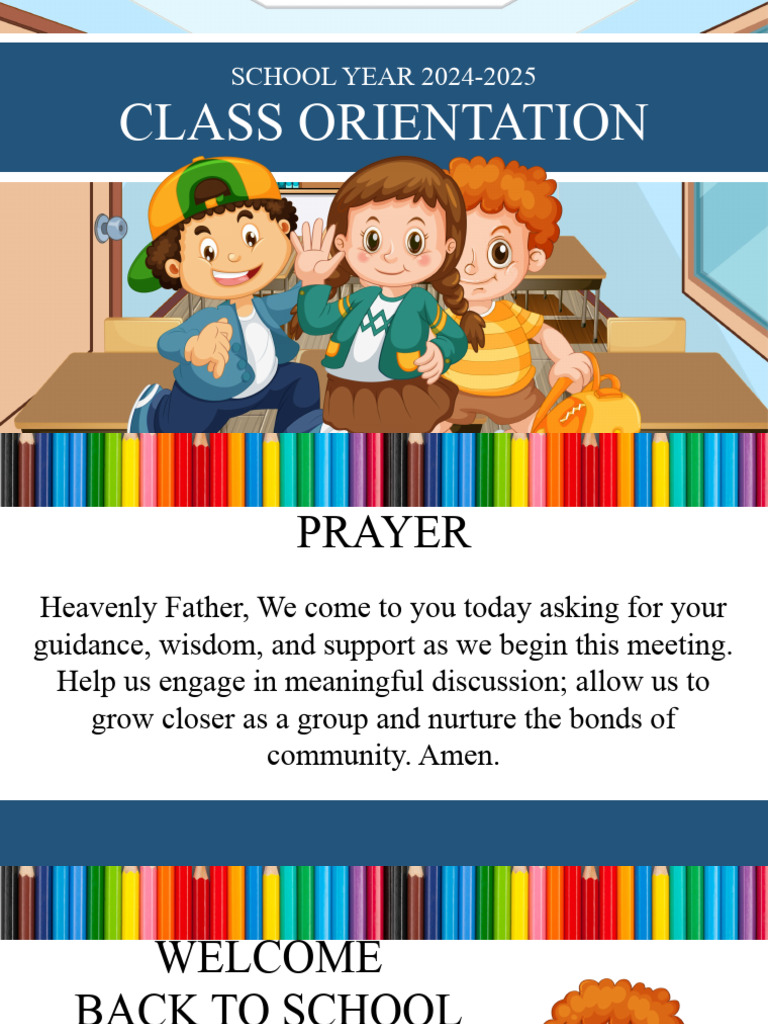 Class Orientation 2023 2024 | PDF | Learning | Behavior Modification