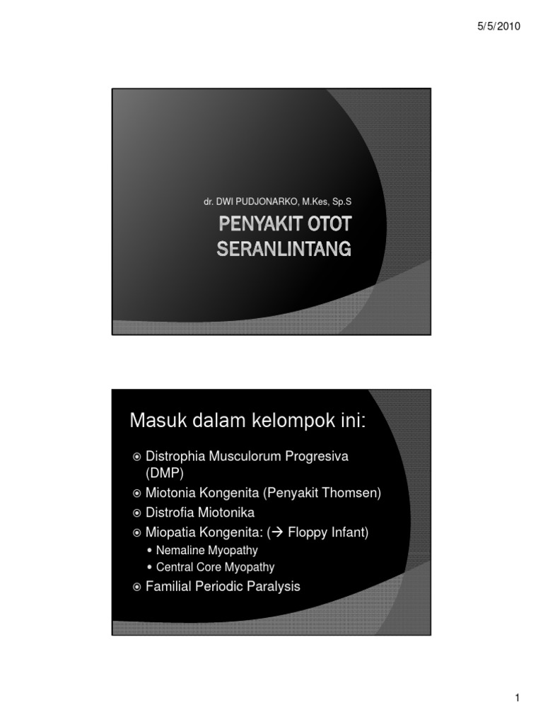 Miopati Genetik dan Distrofi Otot | PDF | Pengembangan Diri | Sains ...