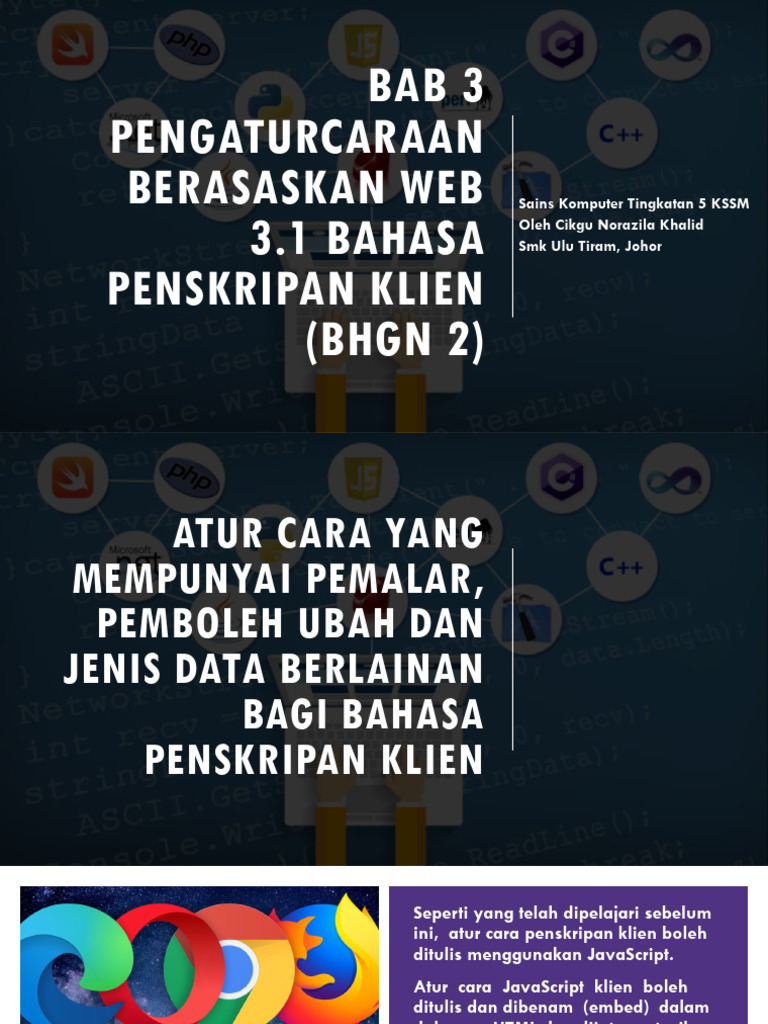 SK T5 KSSM Bab 3 P2 s3 1 Bahasa Penskripan Klien Zila Khalid | PDF