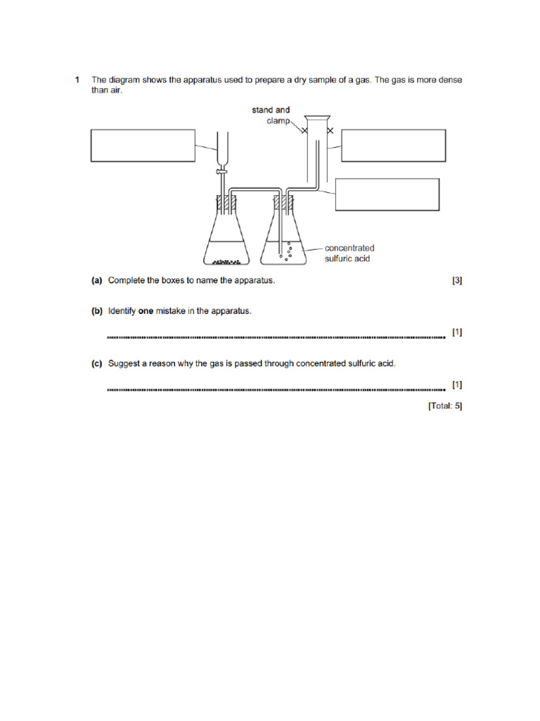 Chemistry Paper 6 Practice - Past Year Papers | PDF