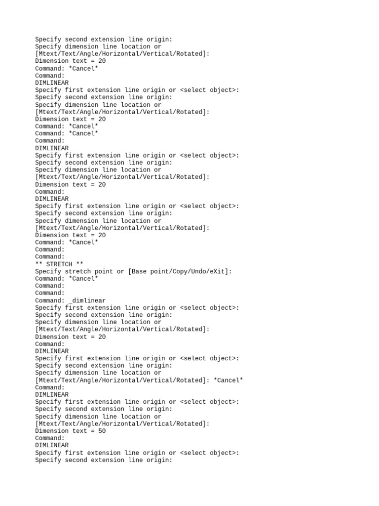 Commands of 2nd Drawing | PDF | Geometry | Euclidean Geometry