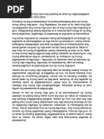 Welcome Remarks Tagalog | PDF