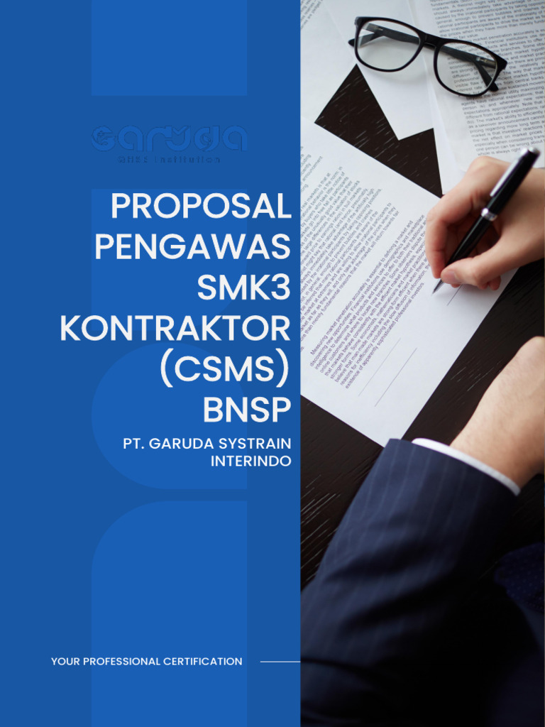 Proposal-Pelatihan-CSMS-BNSP-PT.-Garuda-Systrain-Interindo | PDF