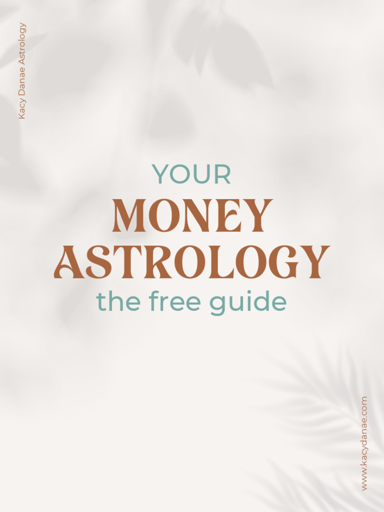 Money Astrology Pdf Planets Horoscope