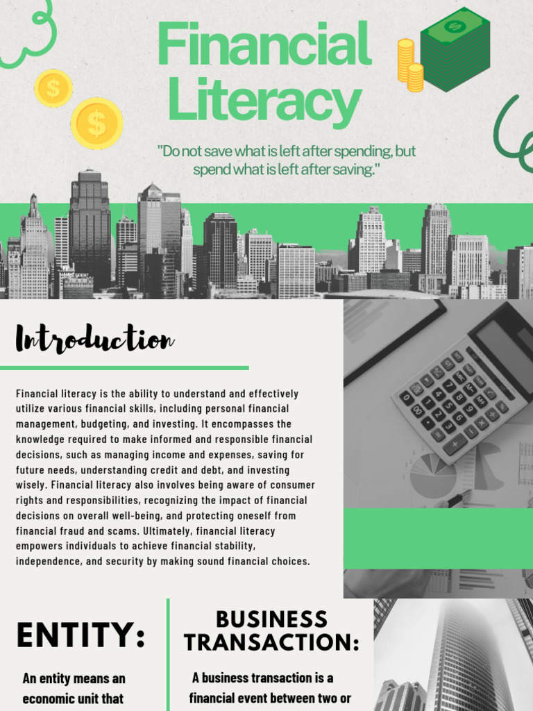 Financial Literacy Tanvi | PDF | Expense | Revenue