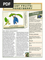 Haskap Pollination and Ripening Guide | PDF | Flowers | Pollination