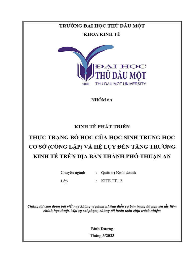 Nhóm 6A - KTPT - 12. | PDF