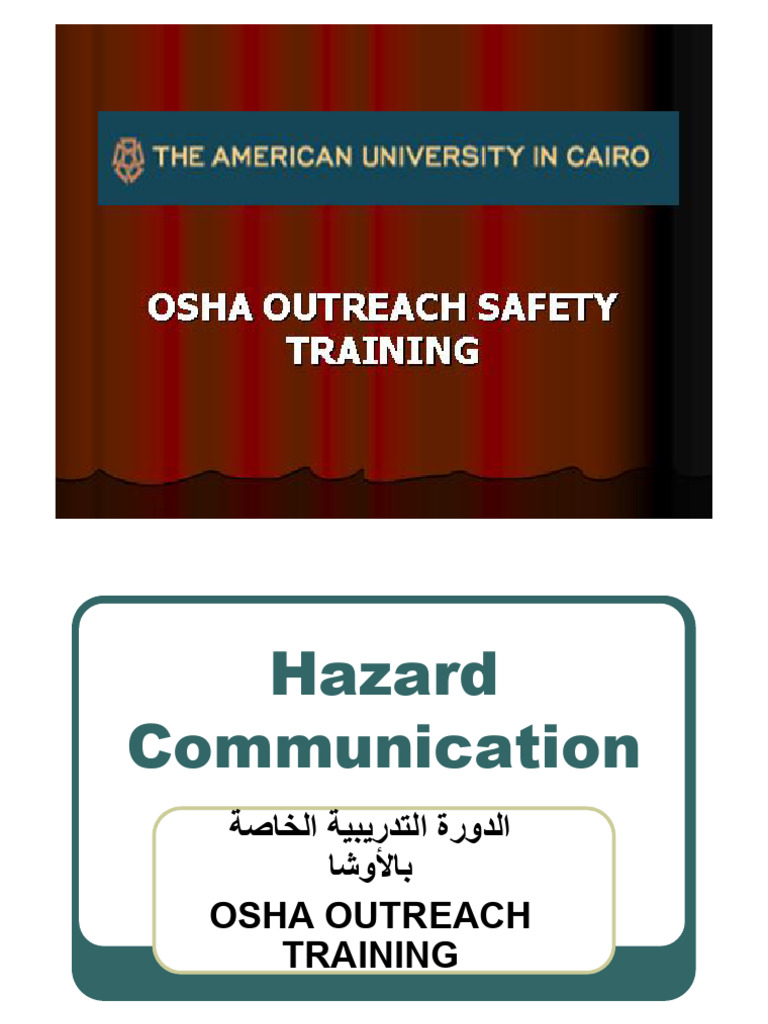 Hazard Communication 1 | PDF