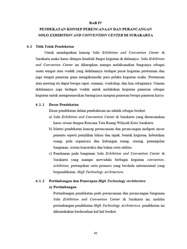 Bab 4 (Contoh Perhitungan Besaran Ruang Dan Jumlah Lantai) | PDF