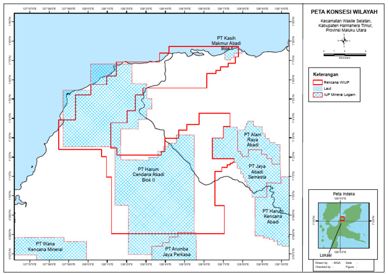 Peta Konsesi Wilayah A4 | PDF