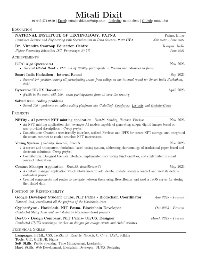 myresume | Download Free PDF | Web Development | Information Technology