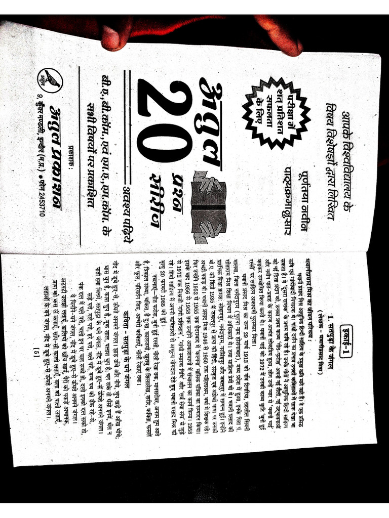 Hindi Bcom 3rd Year | PDF