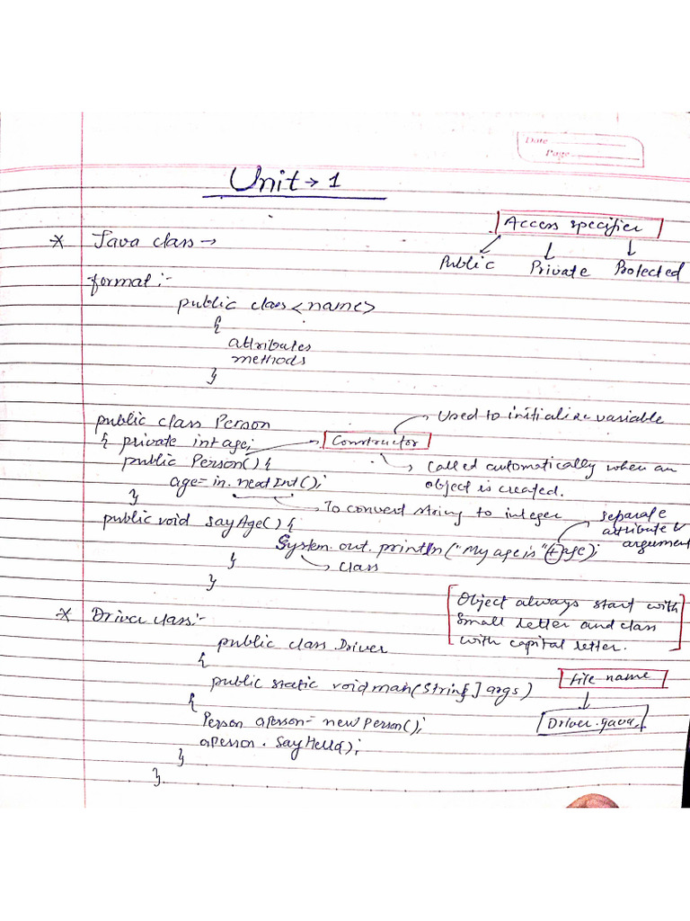 Cia 1 @java Oops | PDF