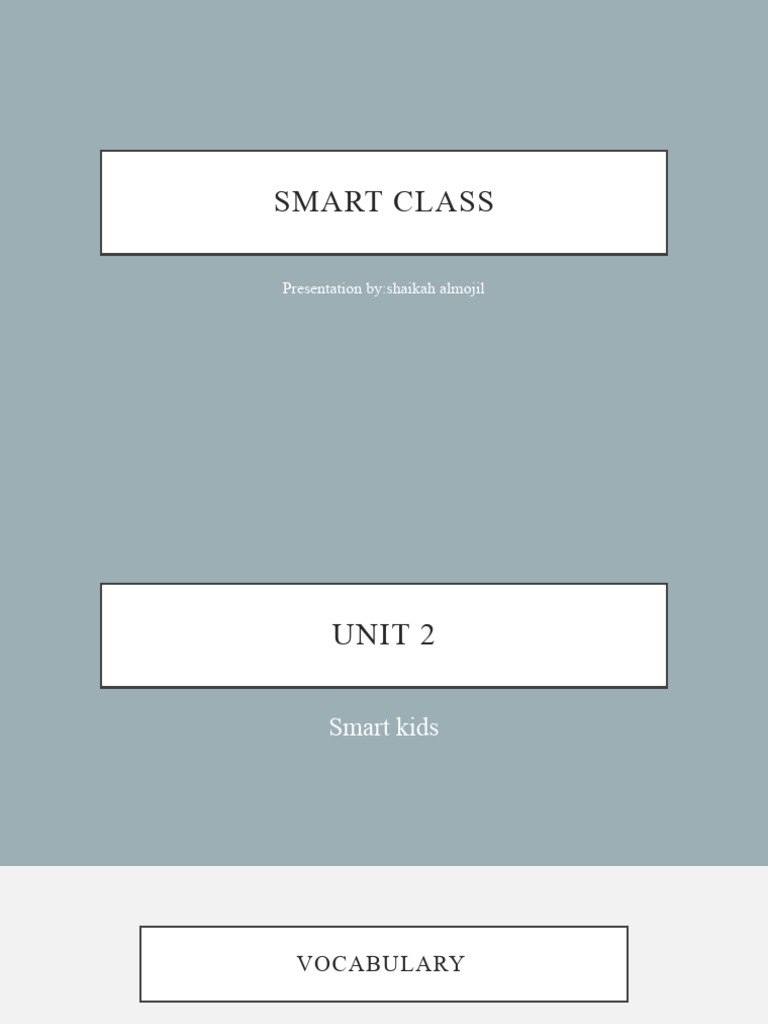 English Small Teacher Presntation | PDF