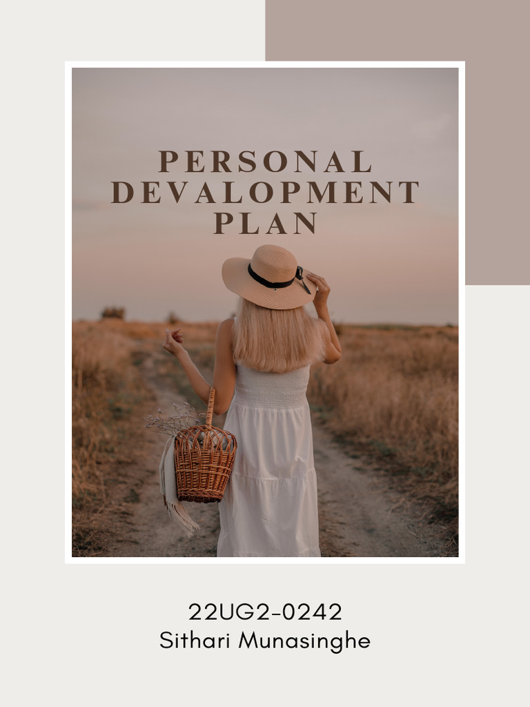 PERSONAL DEVELOPMENT PLAN 2024 | PDF | Anxiety | Shyness