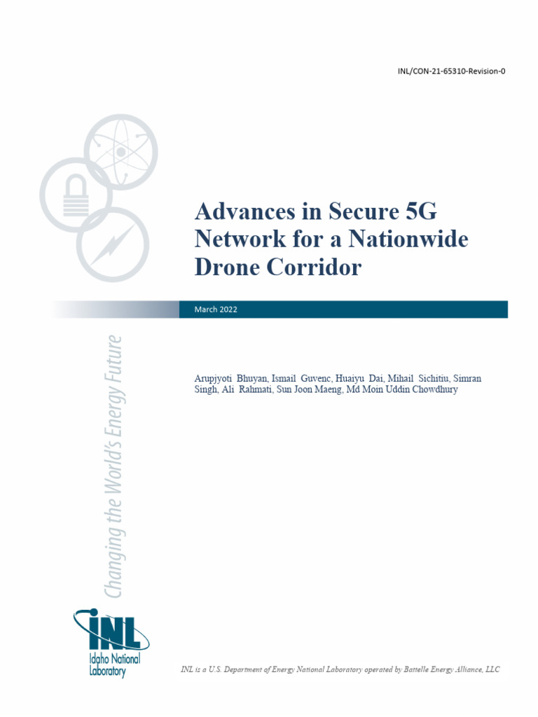 Secure 5G Network for Drone Corridors | PDF | Unmanned Aerial Vehicle ...