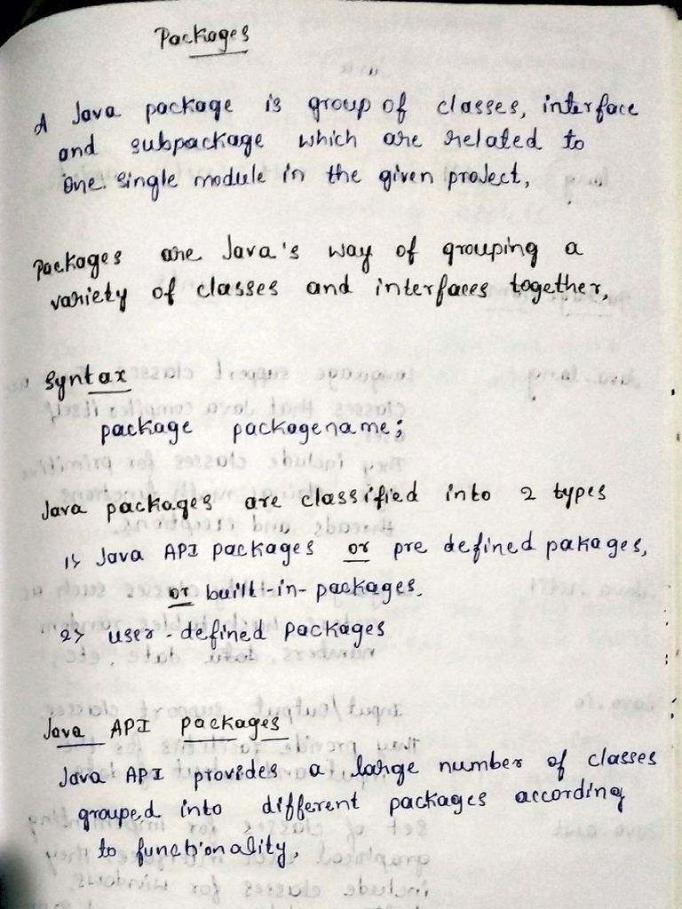 Understanding Java Packages and Classes | PDF | Science & Mathematics | Computers