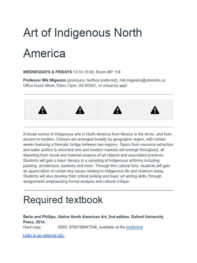 Indigenous North American Art Survey | PDF | Social Science