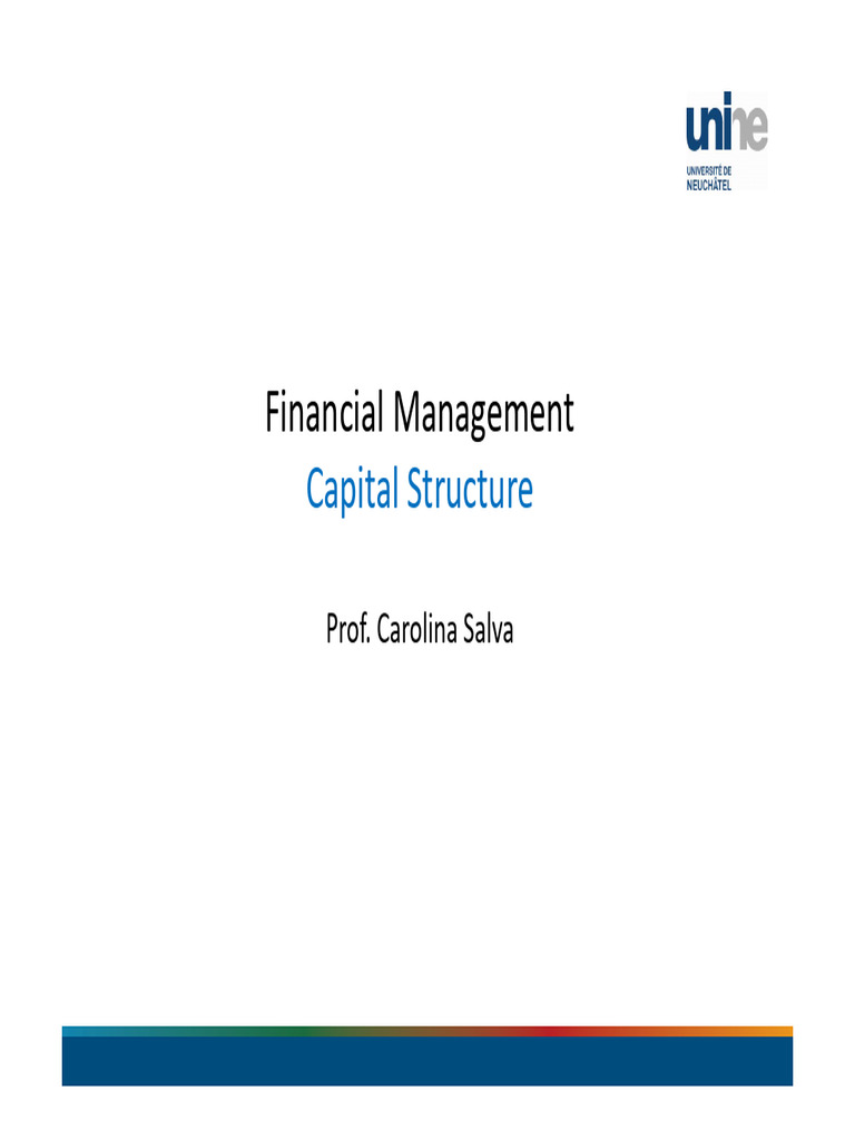 08 Capital Structure | PDF | Capital Structure | Equity (Finance)