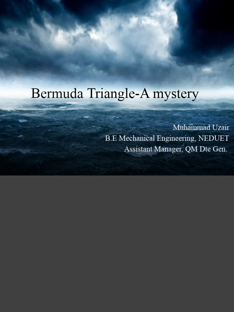 Bermuda Triangle Presentation | PDF
