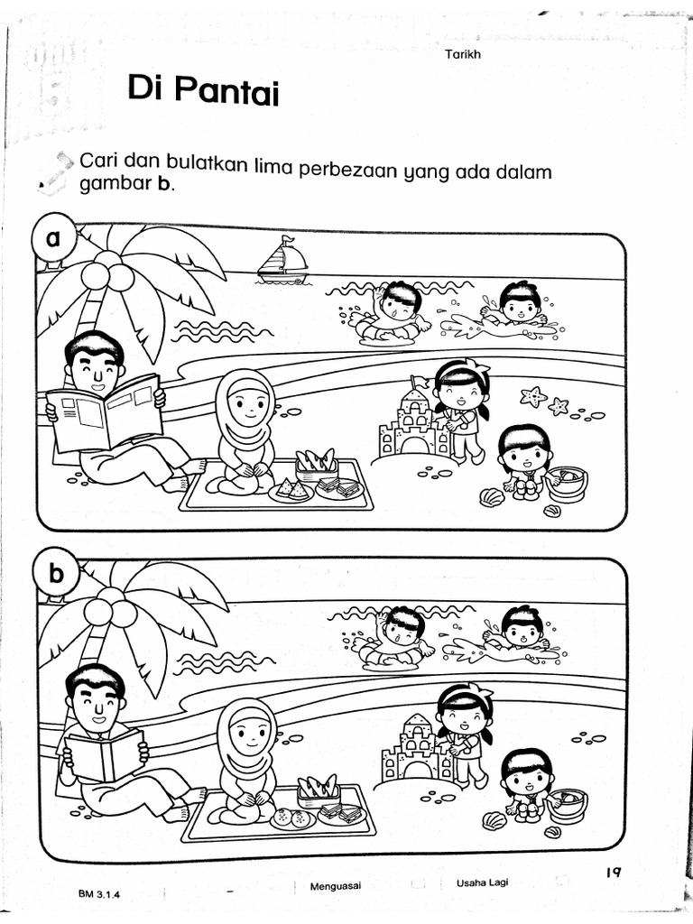 Latihan Unit 5 Di Pantai | PDF
