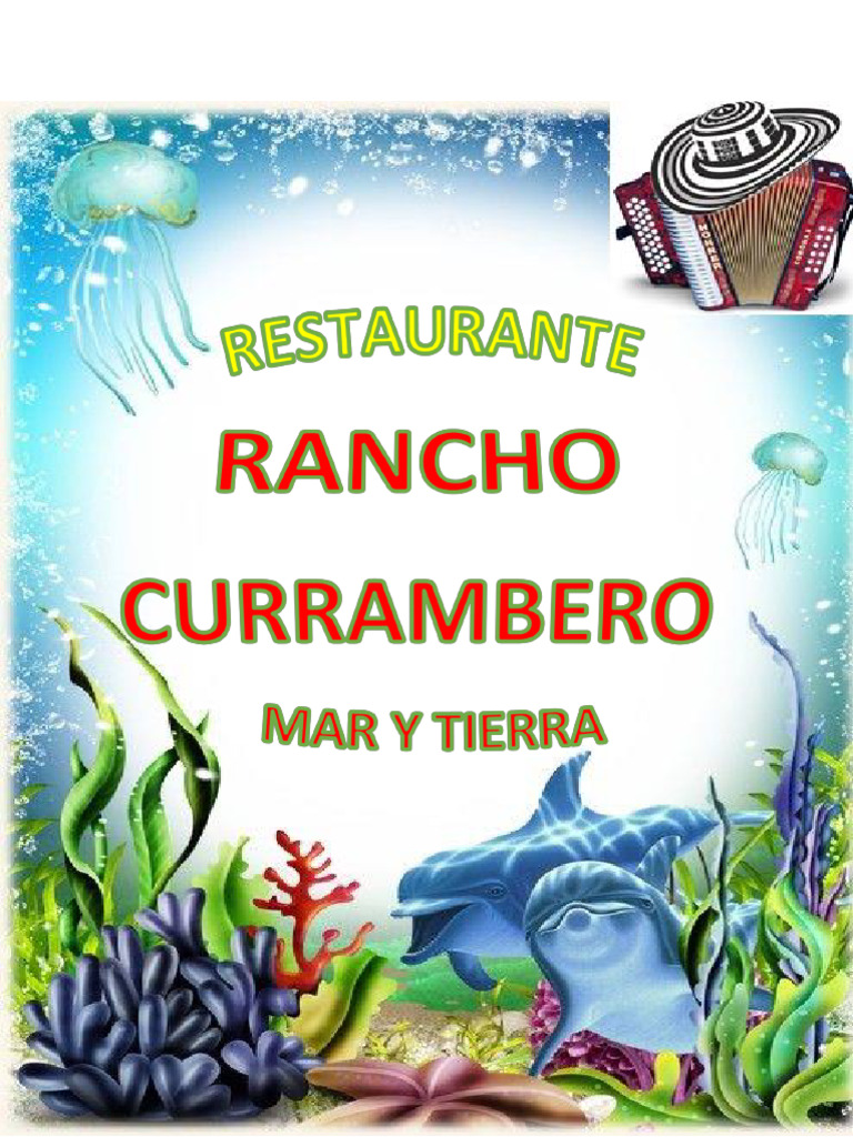 Menu Rancho Currambero | PDF