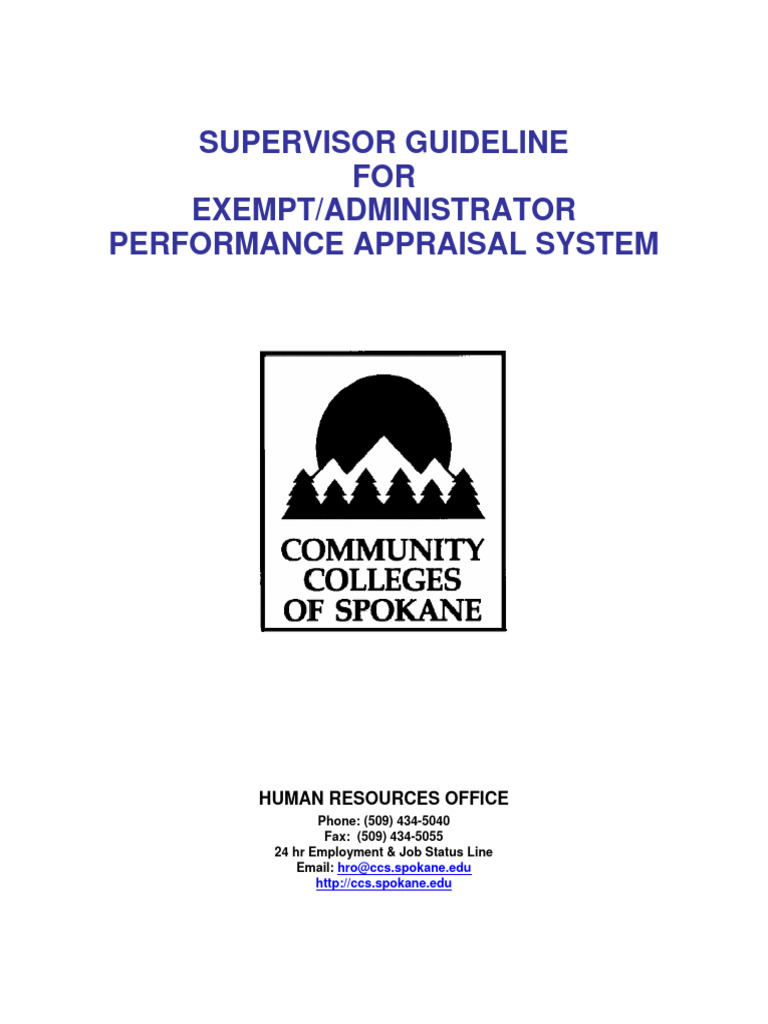 Supervisory Guideline | PDF | Performance Appraisal | Goal