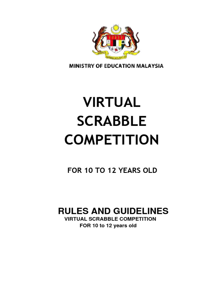 Virtual - Scrabble - Competition 2023 | PDF | Computers