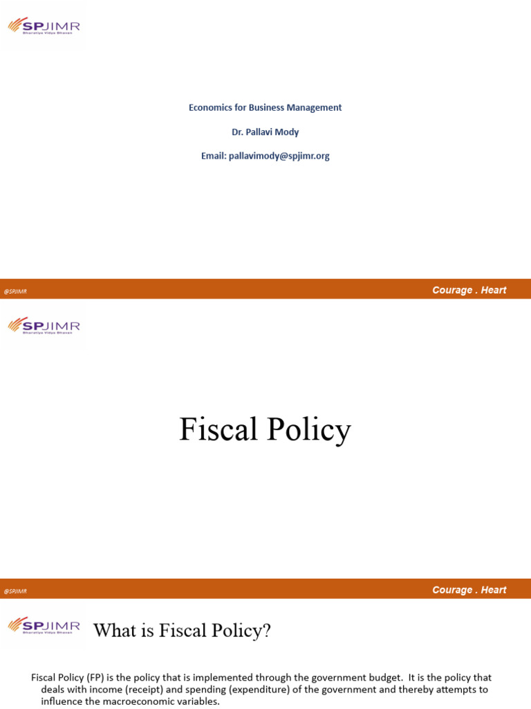 6 Fiscal Policy | PDF | Fiscal Policy | Government Budget Balance
