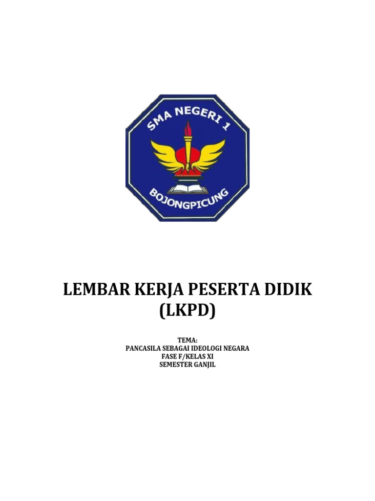 LKPD PPKN Mengenal Lebih Pancasila | PDF